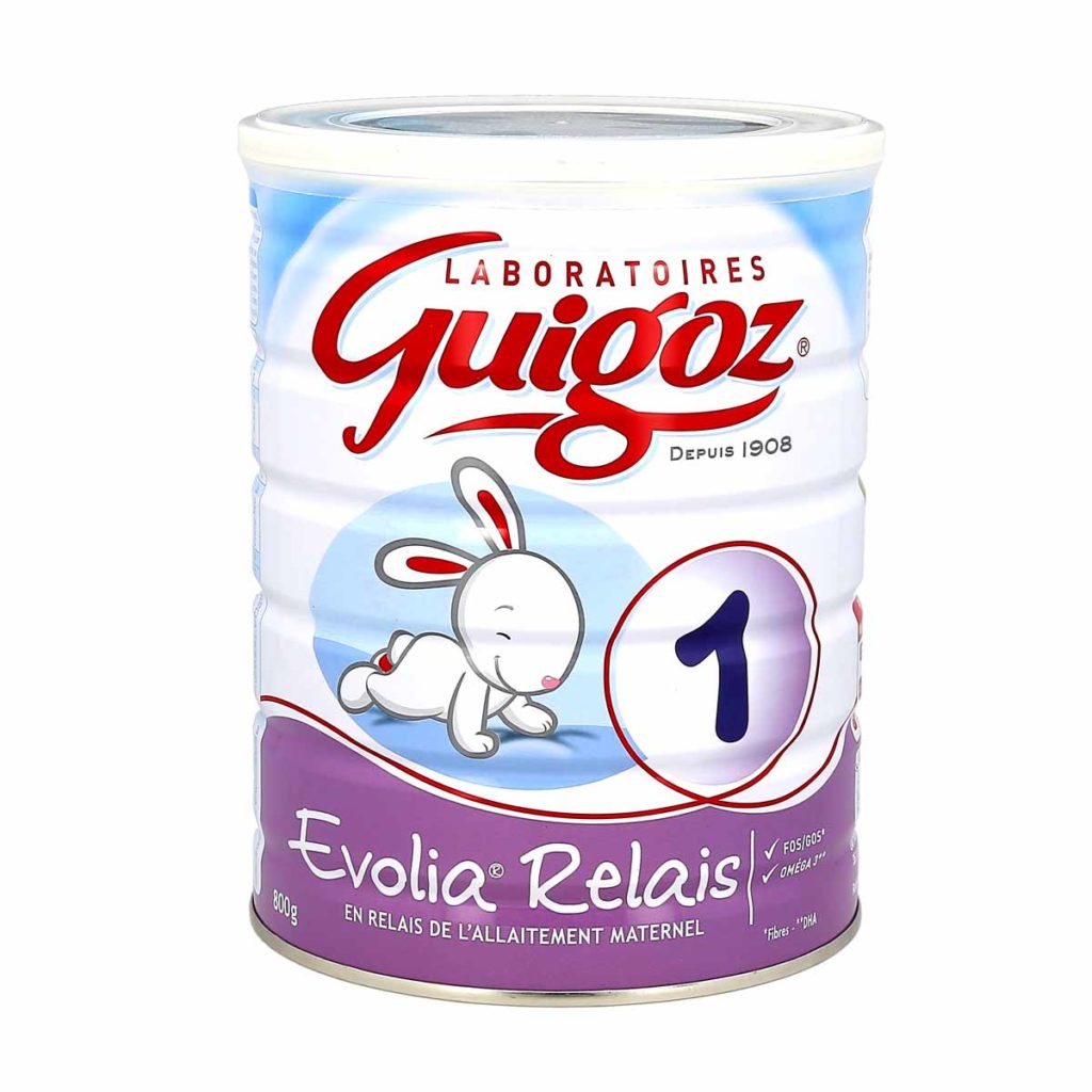 Guigoz Evolia Relais 1, Lait de Suite 0-6 mois, boite de 800g - La ...