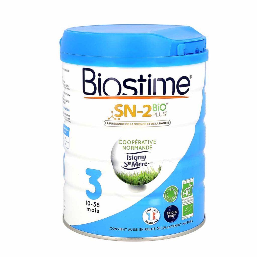 Biostime SN-2 Lait Bio Nourrisson 3ème âge dès 10 mois, boite de 800g ...