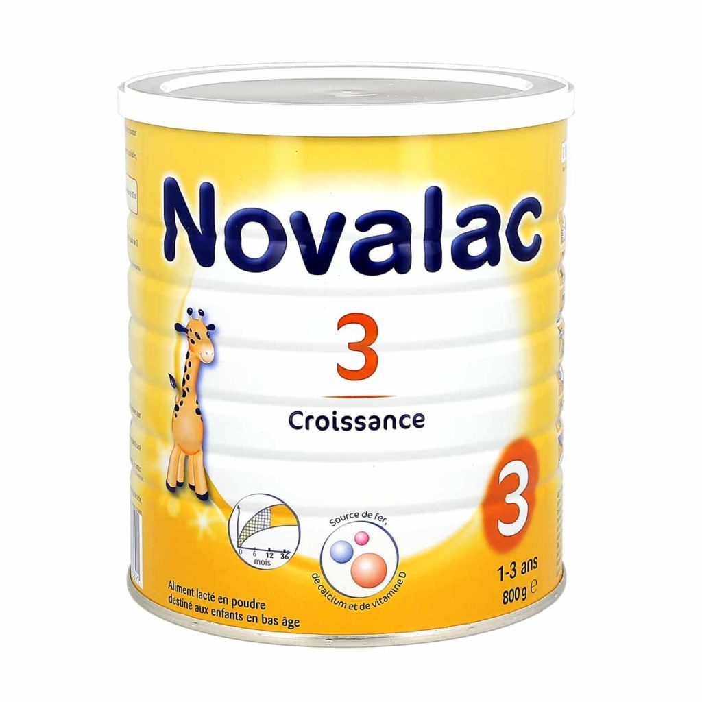 Novalac Lait de Croissance 3ème âge, boite de 800g - La Pharmacie de Pierre