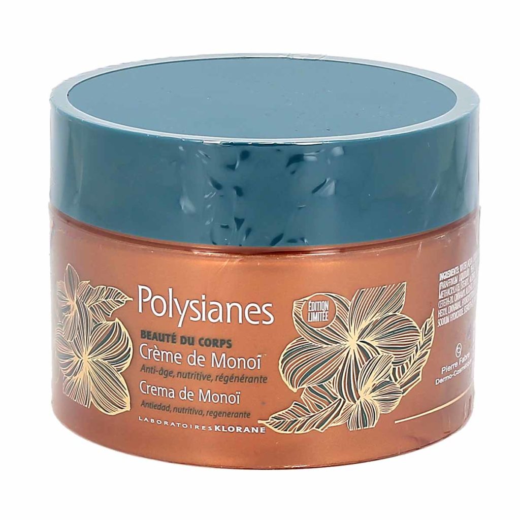 Polysianes Crème de Monoï, pot de 200ml - La Pharmacie de Pierre