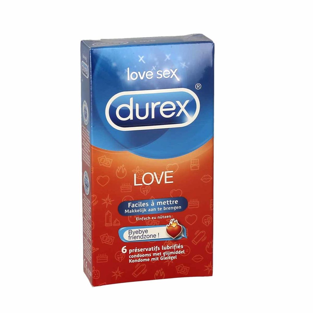 Durex Love Préservatifs, boite de 6 - La Pharmacie de Pierre
