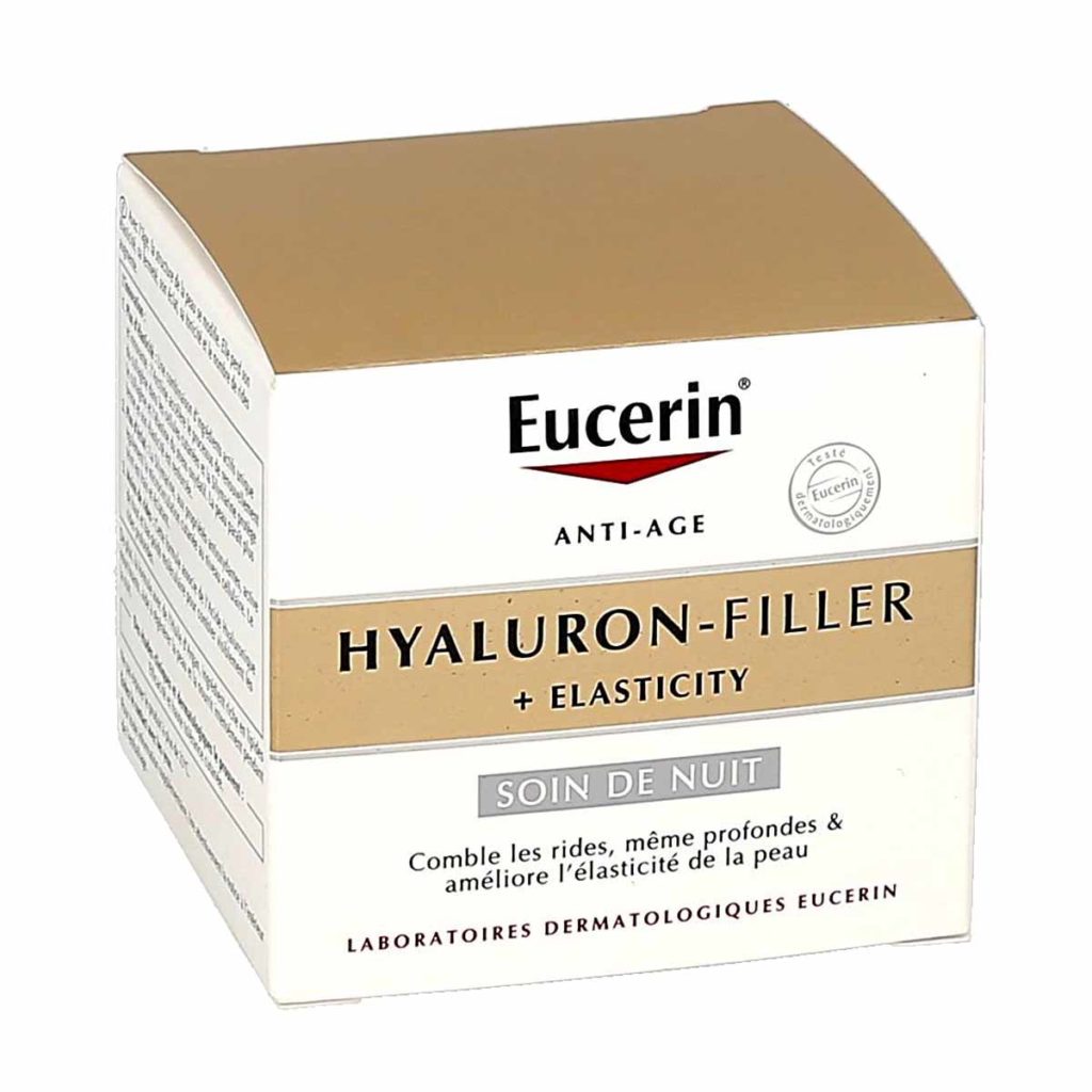 Eucerin Hyaluron Filler + Elasticity Soin de Nuit, pot de 50ml - La Pharmacie de Pierre