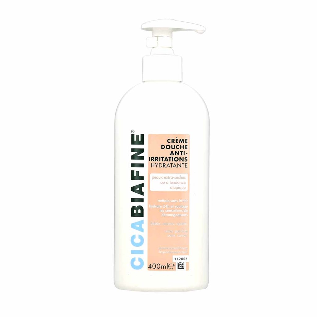 Cicabiafine Crème Douche Anti-Irritations Hydratante, flacon pompe de ...