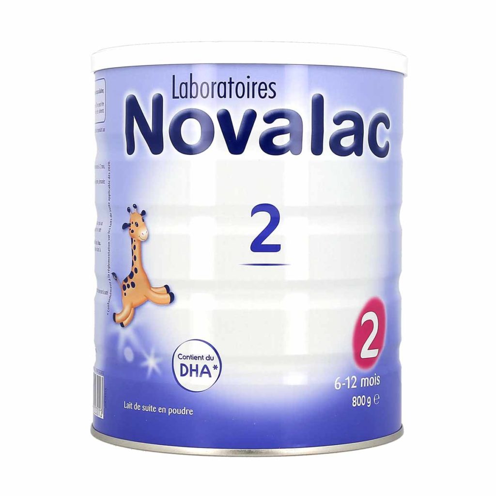 Novalac 2 Lait pour Bébé 6-12 mois, boite de 800g - La Pharmacie de Pierre