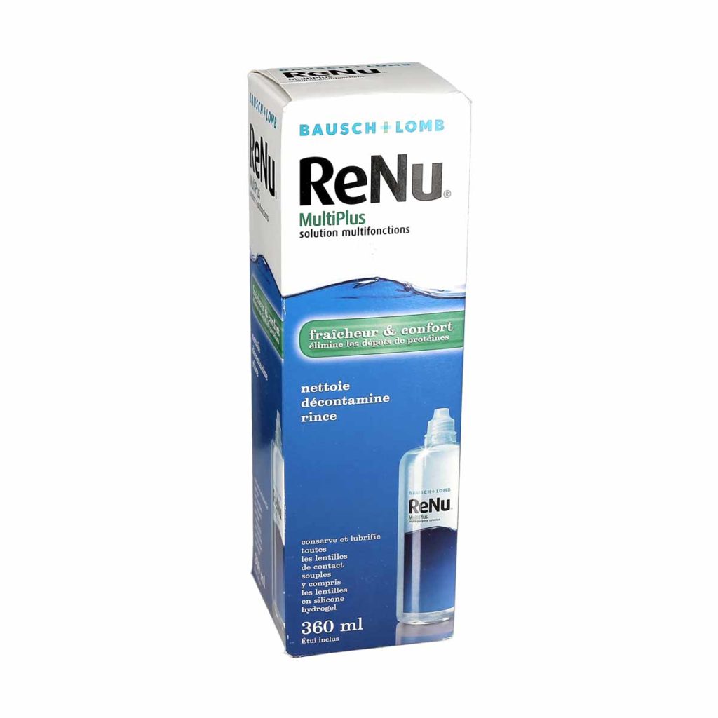 Renu Multiplus Solution Multifonctions Fraîcheur et Confort, flacon de ...