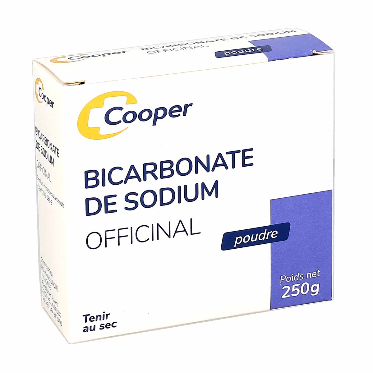 Bicarbonate de Sodium Officinal Cooper, boîte de 250g - La Pharmacie de ...