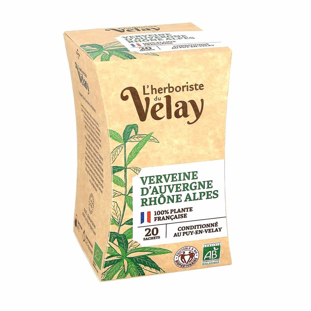 L'Herboriste du Velay Infusion Bio de plantes françaises - Verveine 20 ...