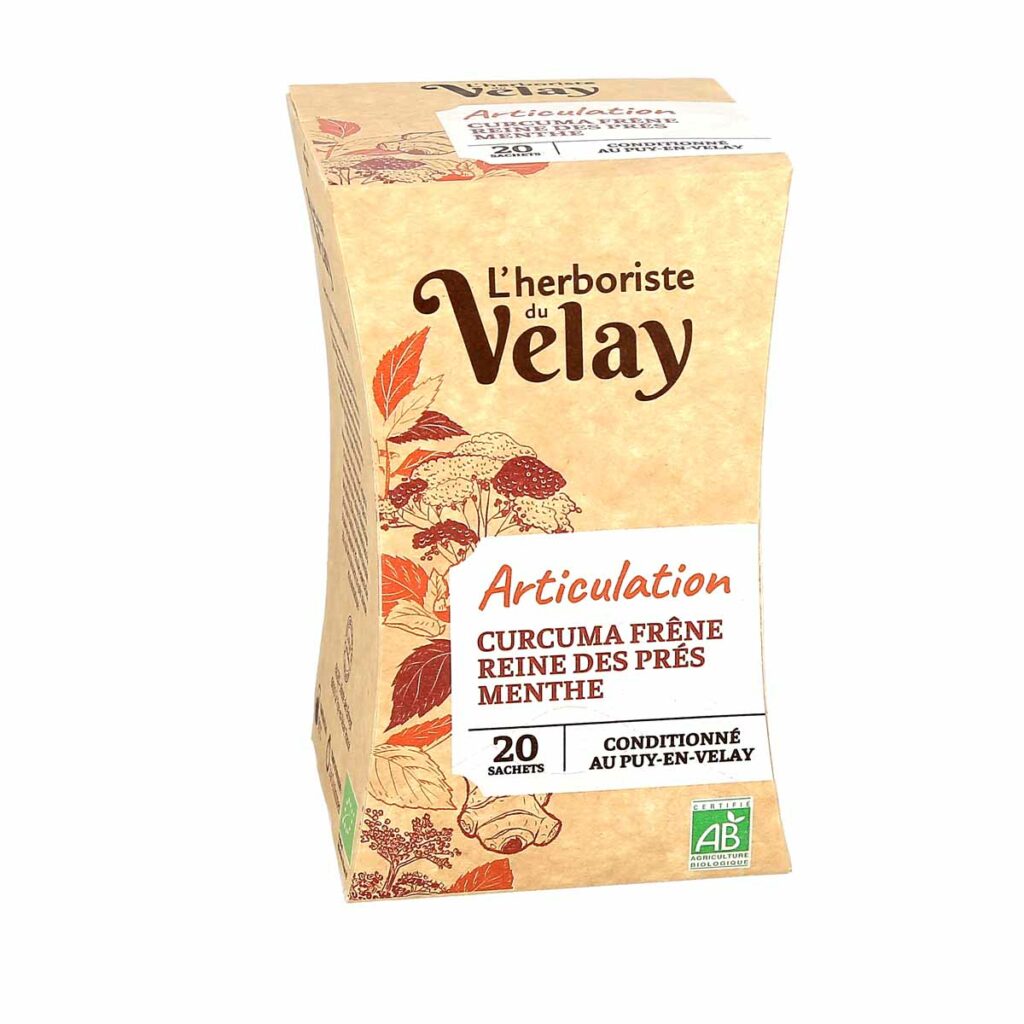 L'Herboriste du Velay Infusion Curcuma Reine des prés feuilles de Frêne ...