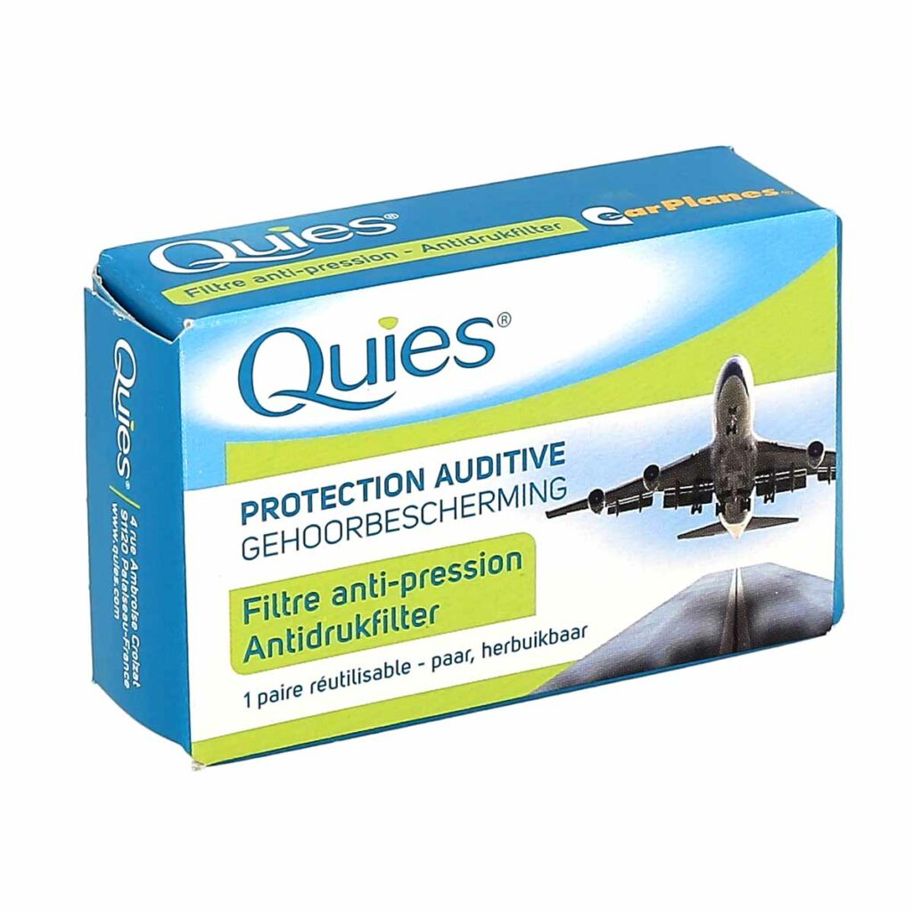Quies EARPLANES Filtre Anti-Pression Adulte - La Pharmacie de Pierre