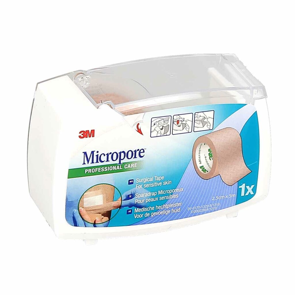 3M Micropore Sparadrap Chair 25mmx5m 3M - La Pharmacie de Pierre