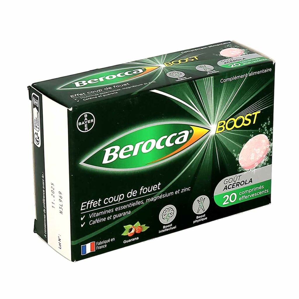 Berocca Boost 20 Comprimés Effervescents - La Pharmacie de Pierre