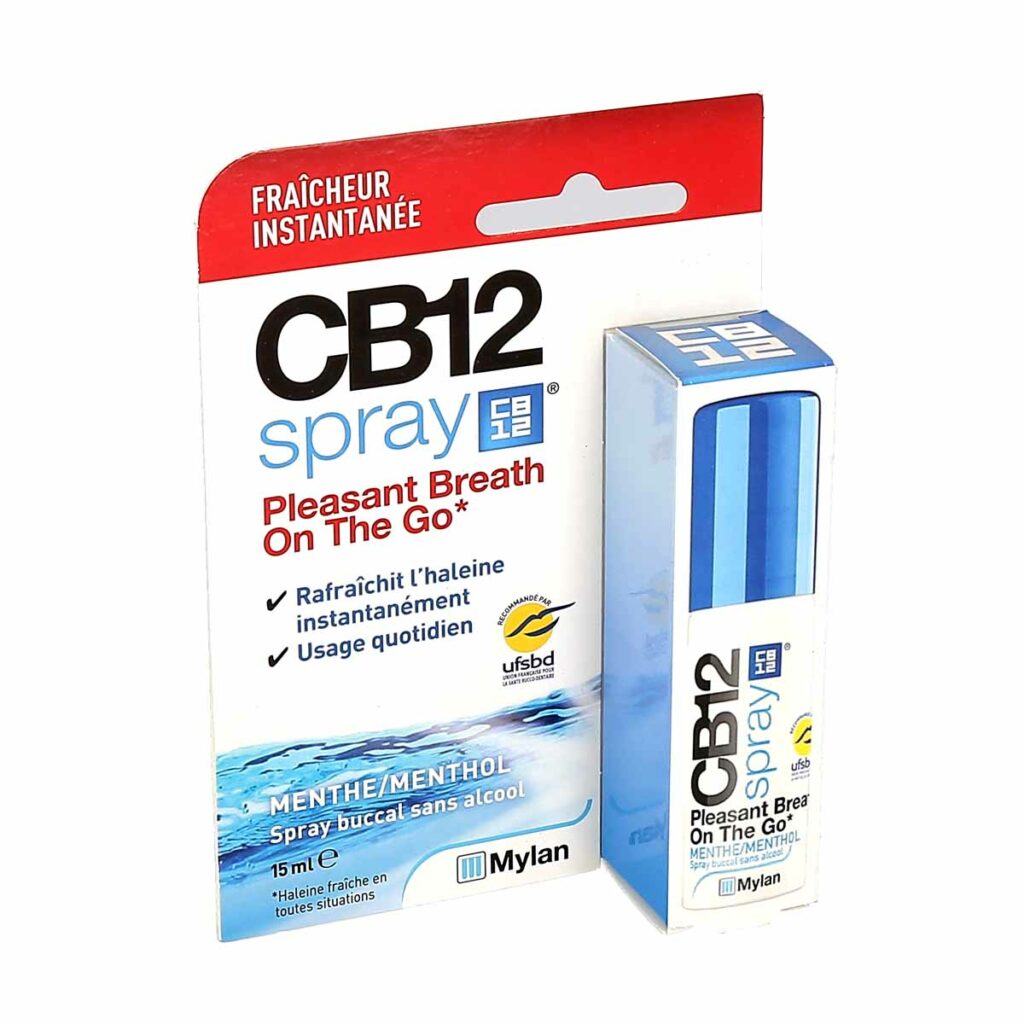 CB12 Spray Buccal Sans Alcool Menthe 15ml - La Pharmacie de Pierre