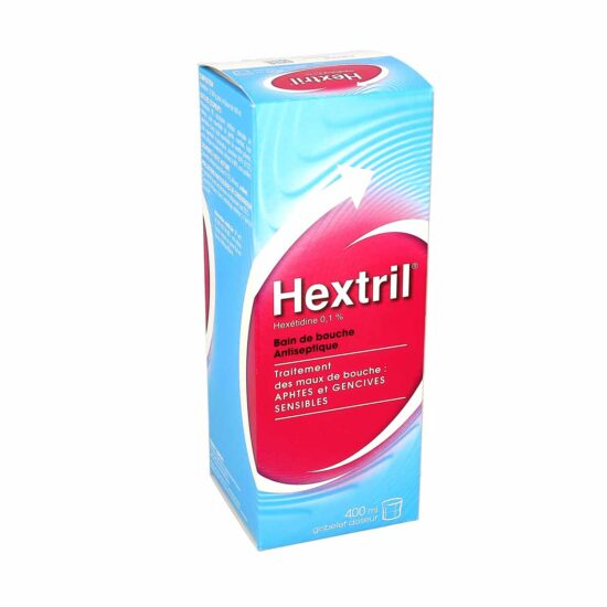 HEXTRIL BAIN DE BOUCHE ANTISEPTIQUE 400ML - La Pharmacie de Pierre