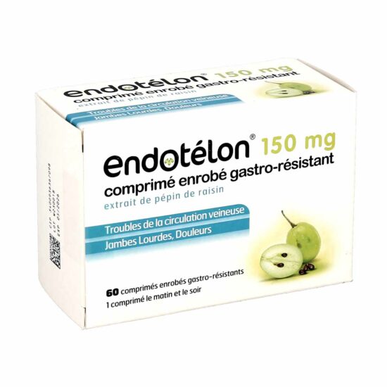 Endotelon 150mg, boîte contient 60 comprimés. - La Pharmacie de Pierre