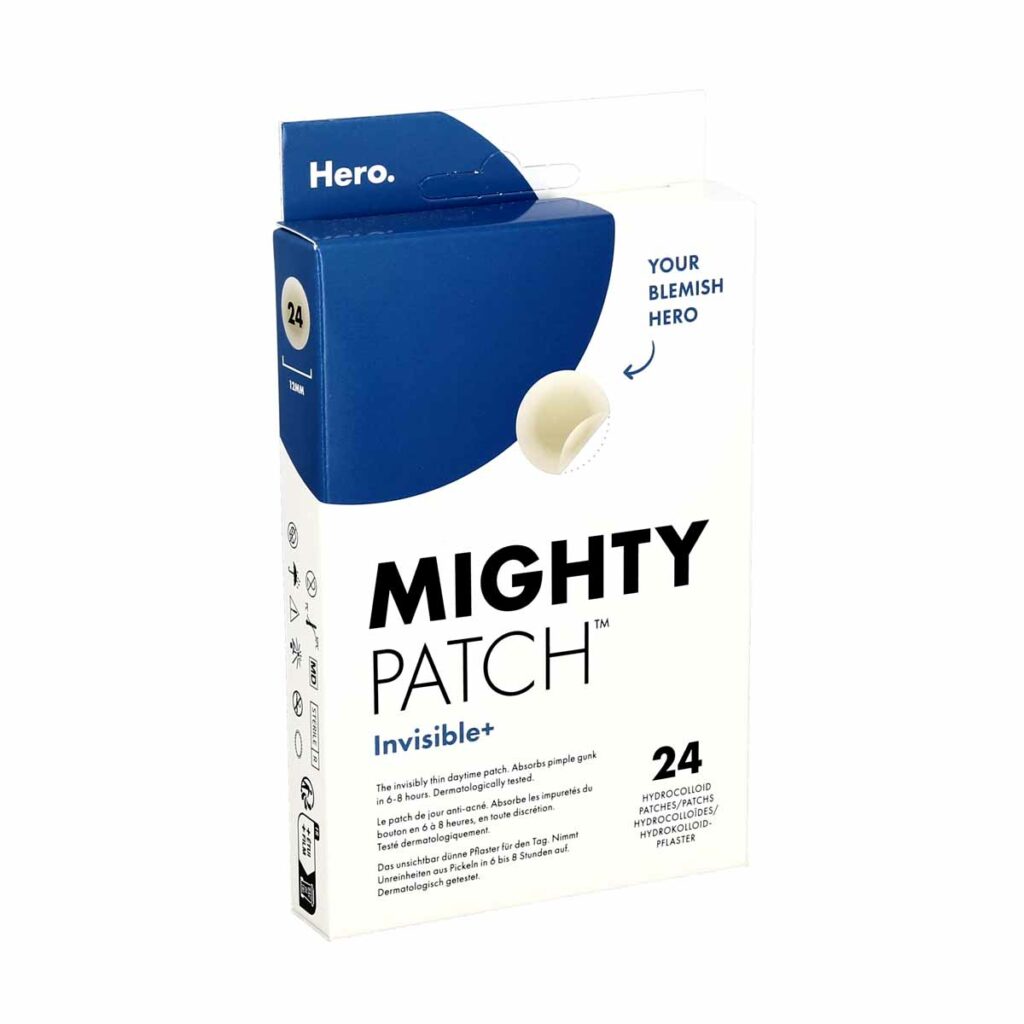 Hero Mighty Patch Invisible+ Patchs de Jour Anti-Acné 24 Patchs ...
