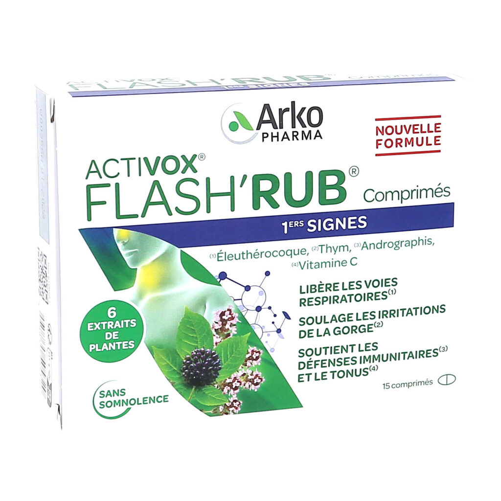 Activox Flash'Rub 1ers Signes, 1 boite de 15 comprimés - La Pharmacie ...