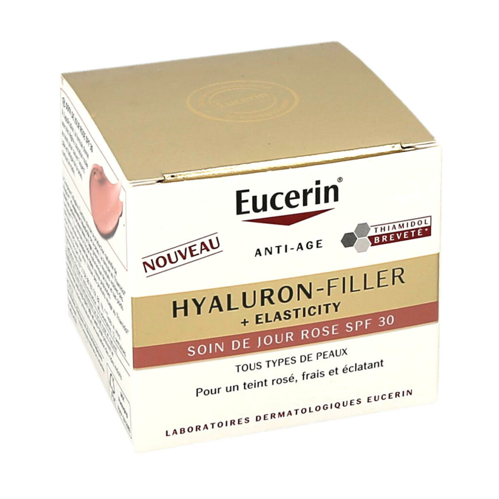 Eucerin Hyaluron-Filler + Elasticity Soin de Jour Rose SPF30, 1 pot de ...