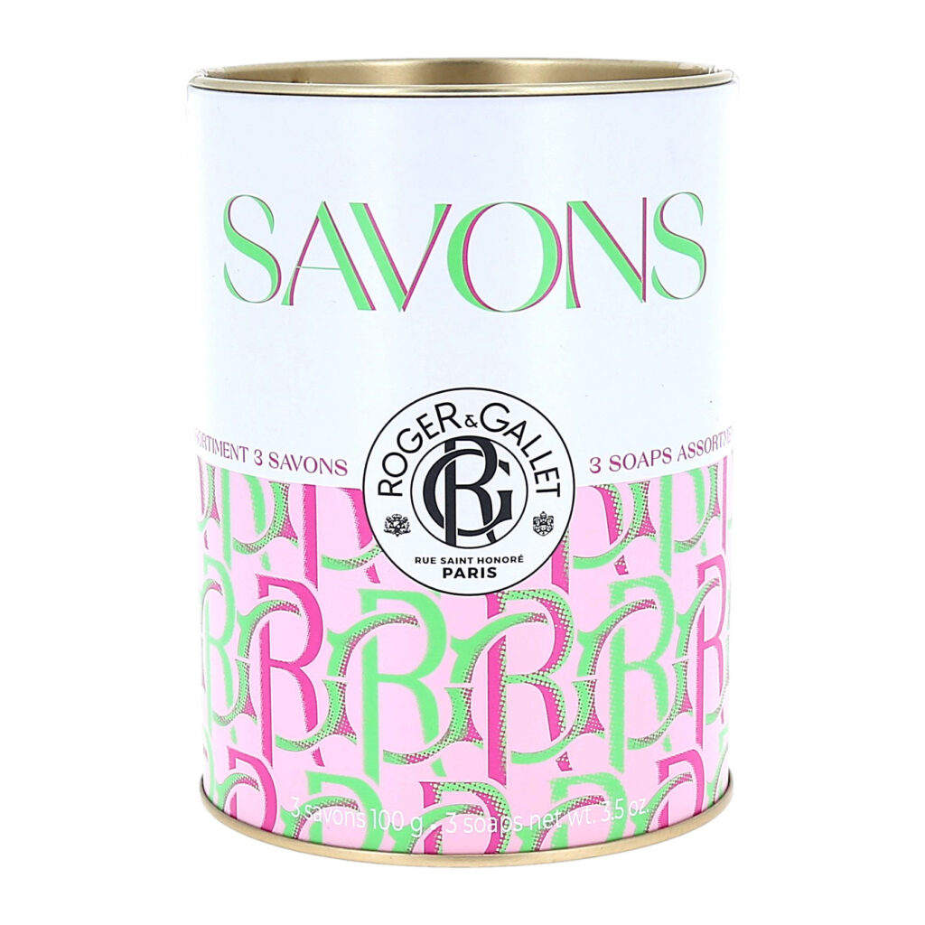 Roger&Gallet Assortiment de 3 savons de 100g, Feuille de thé/Rose thé ...