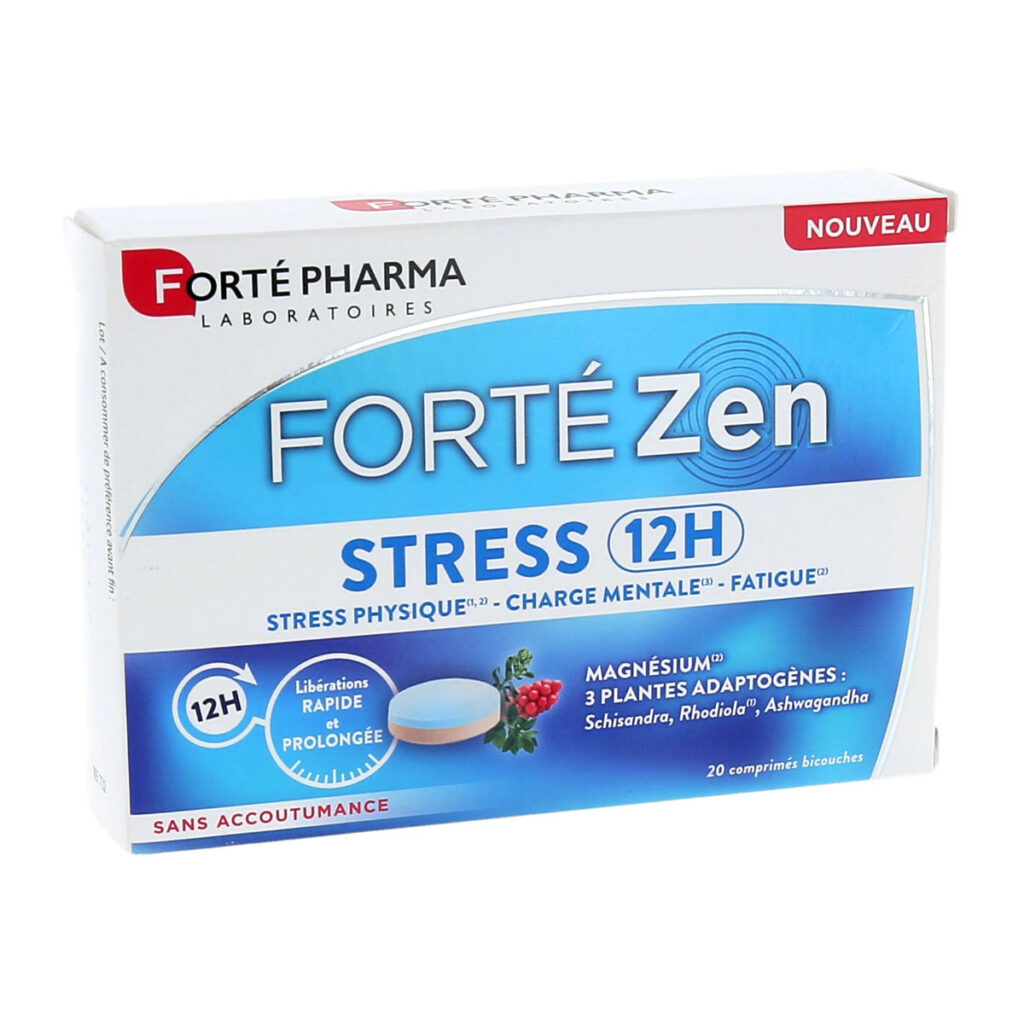 Forté Zen Stress 12H, Stress physique/Charge mentale/Fatigue, boite de ...