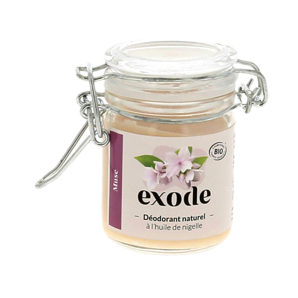 Exode Déodorant Naturel Bio à l'huile de nigelle, Musc, pot de 50g - La ...